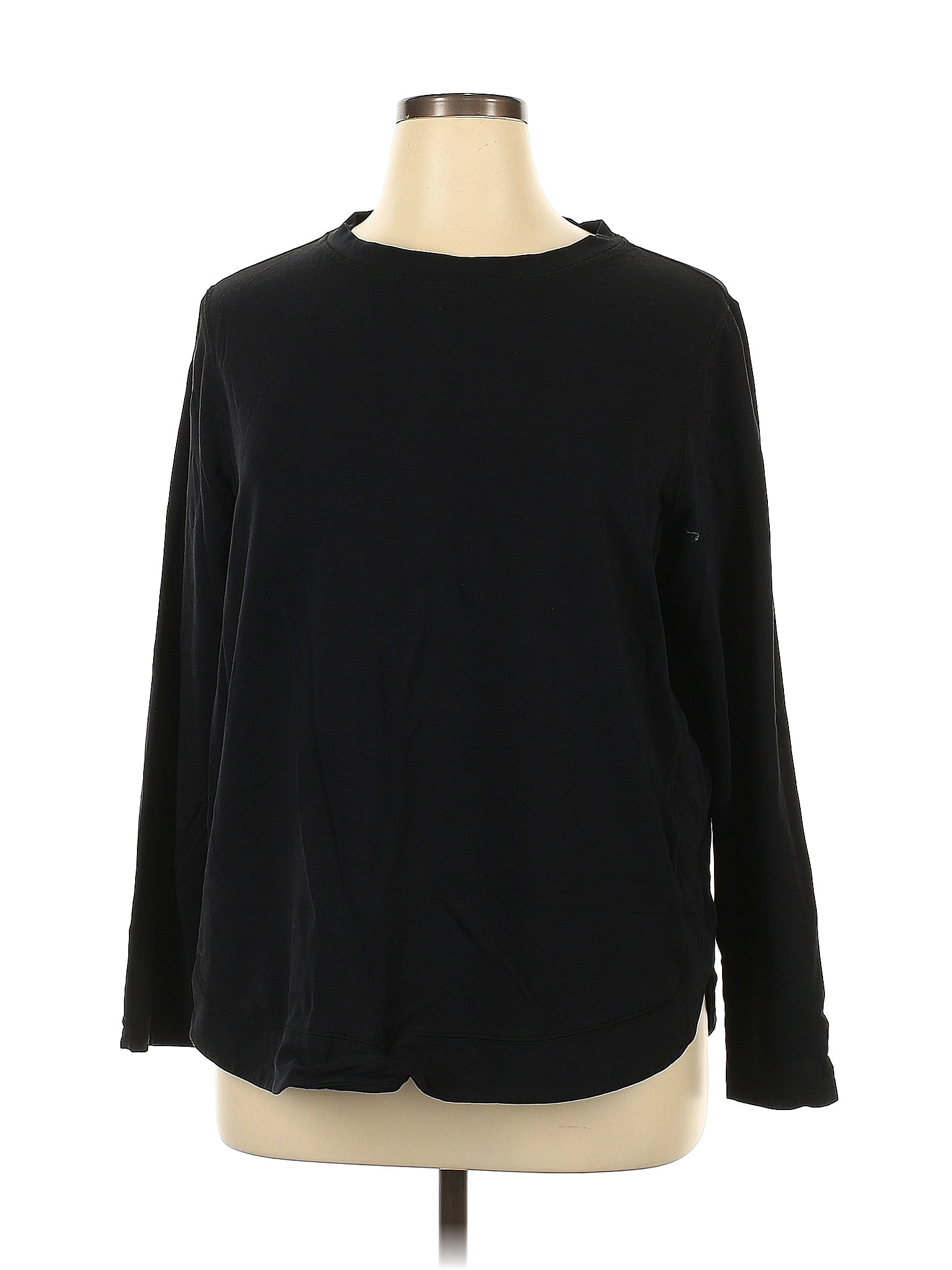 Zuda Polka Dots Black Sweatshirt Size XL - 60% off | ThredUp