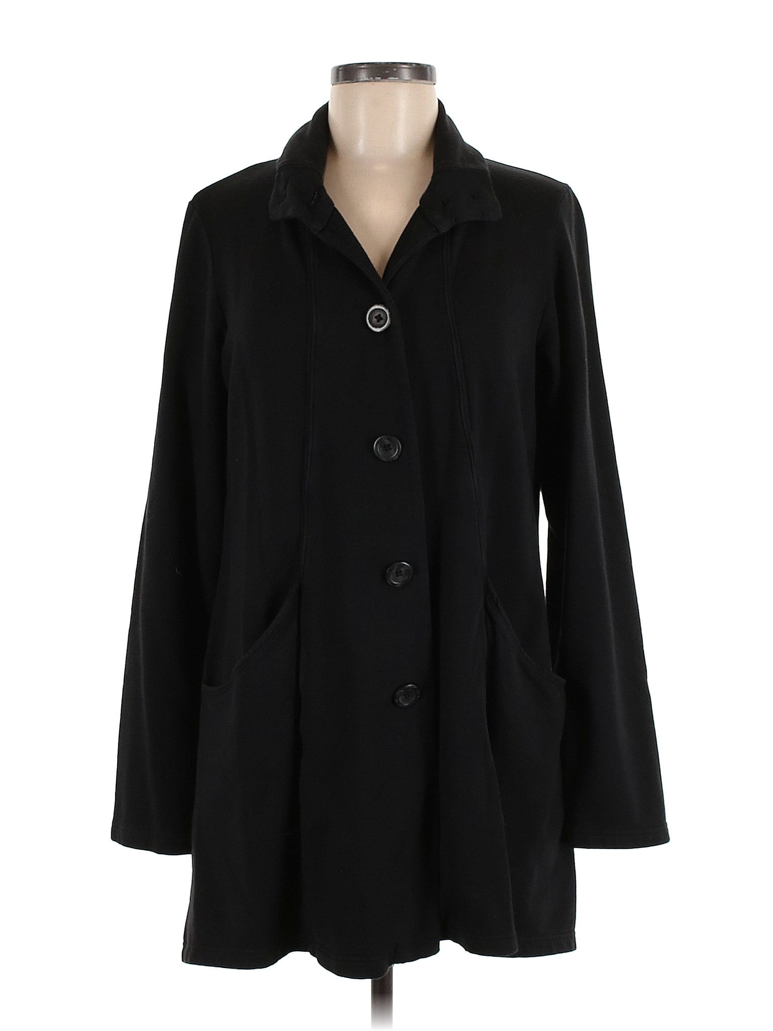 Cut Loose Solid Black Jacket Size M - 70% off | ThredUp