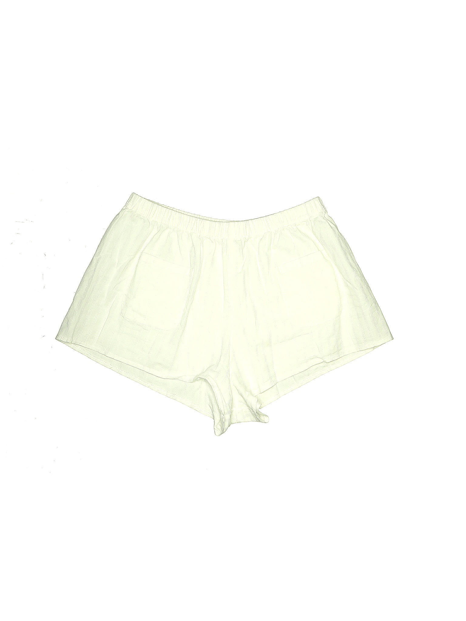 Rya Collection 100% Polyester Solid White Green Shorts Size S - 71% off ...