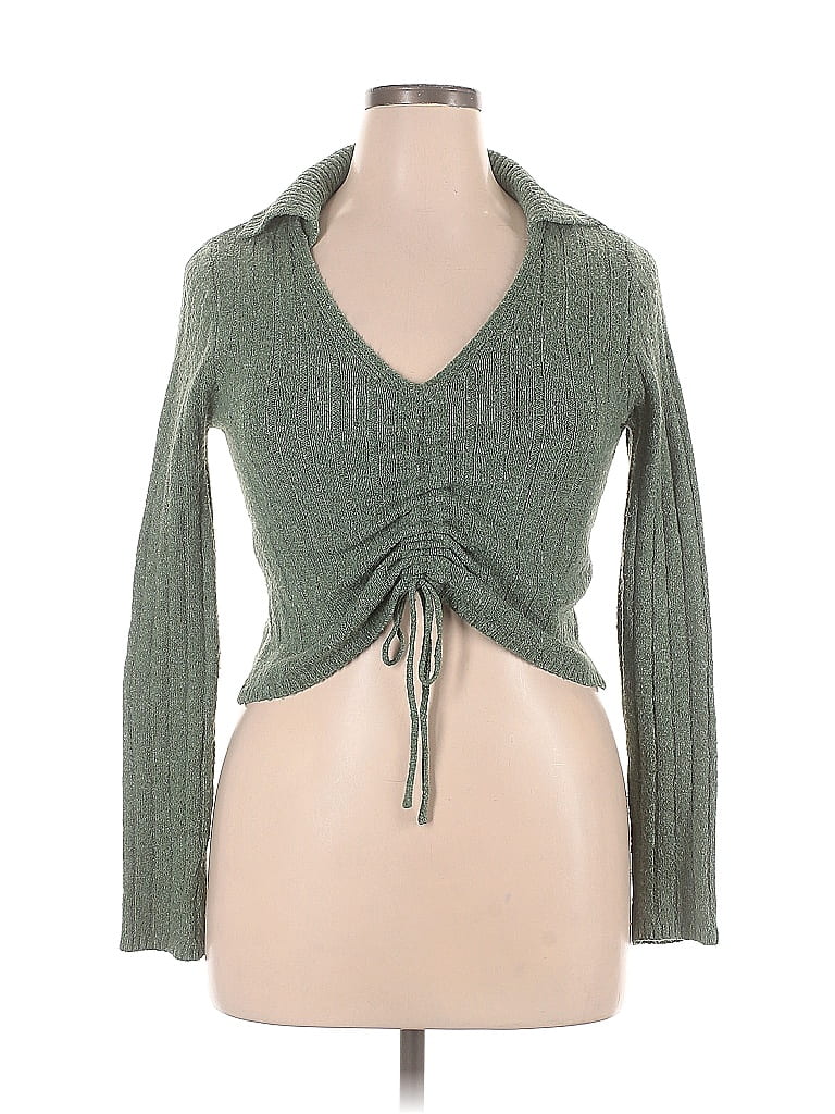 Jolie & Joy Color Block Green Pullover Sweater Size XL - 56% off | ThredUp