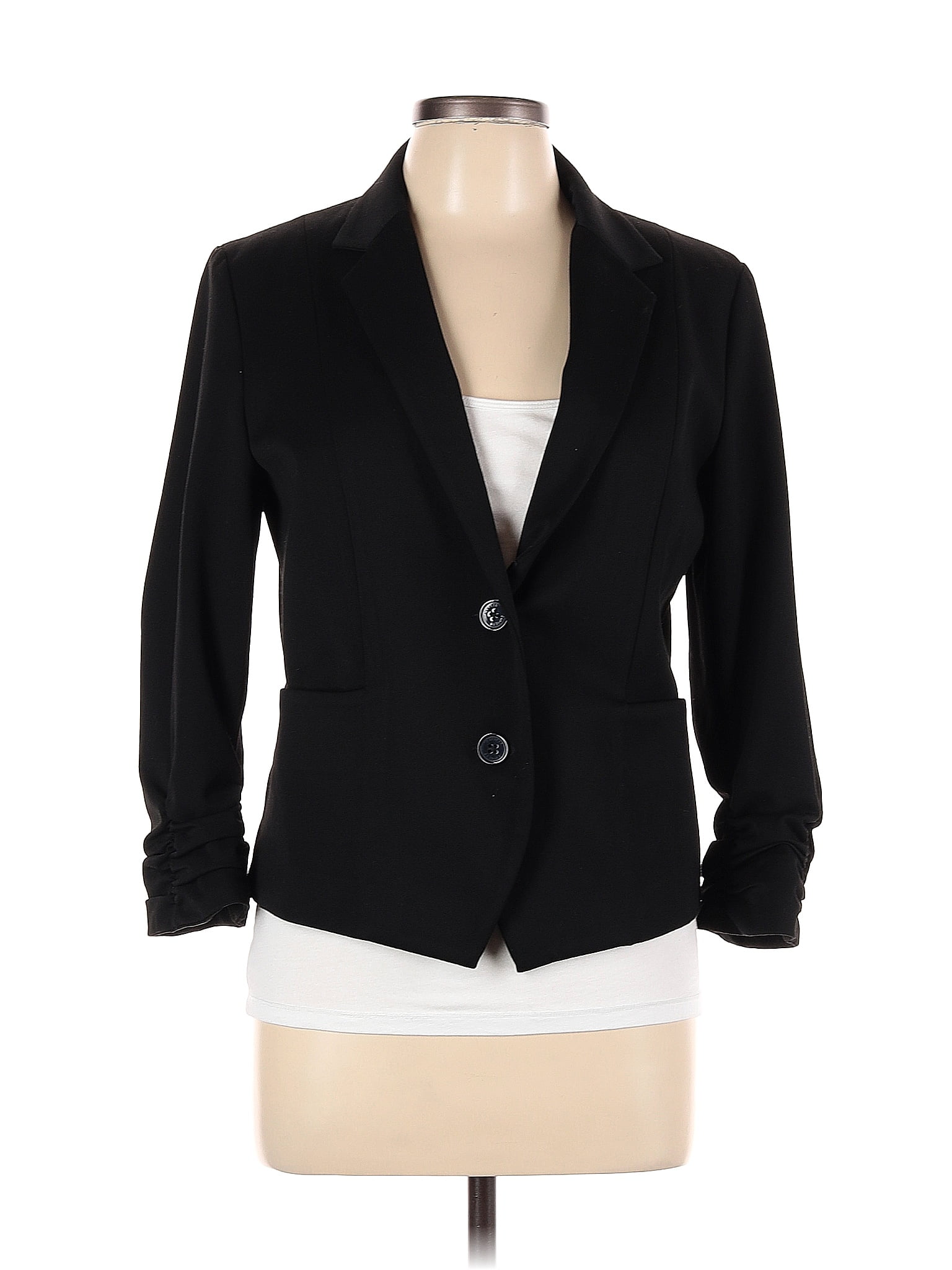 Express Solid Black Blazer Size 12 - 71% off | ThredUp