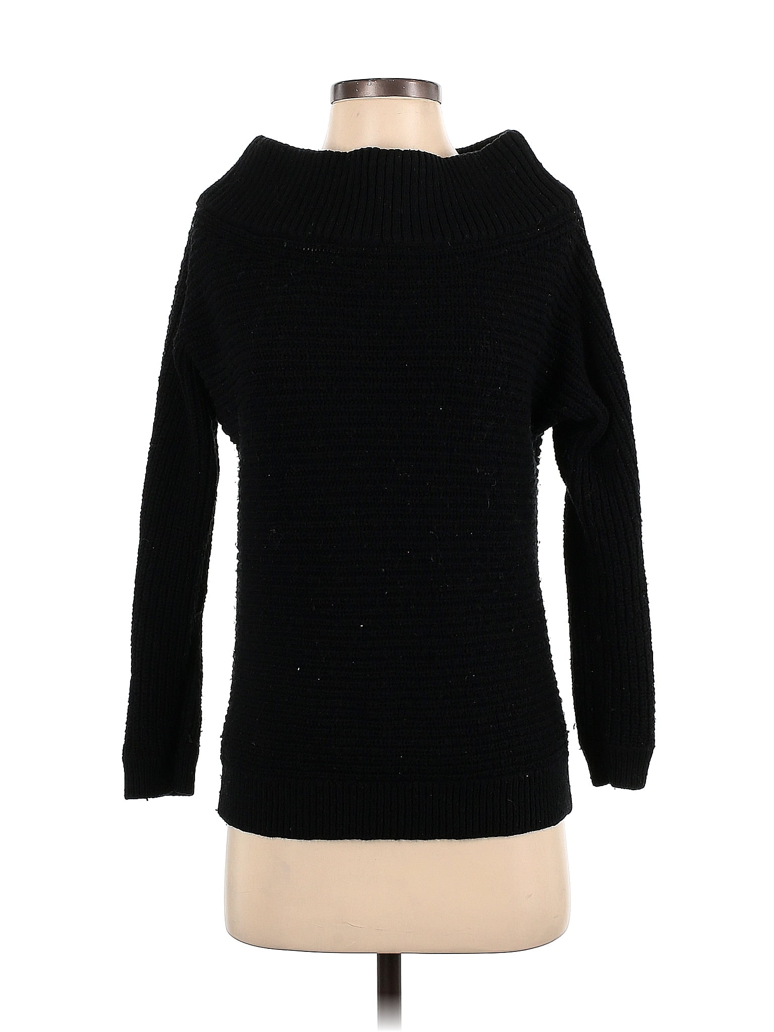 Express Color Block Solid Black Pullover Sweater Size S 77 Off Thredup