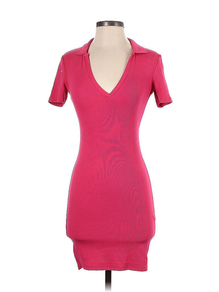 Zara Solid Pink Casual Dress Size S 42 Off Thredup