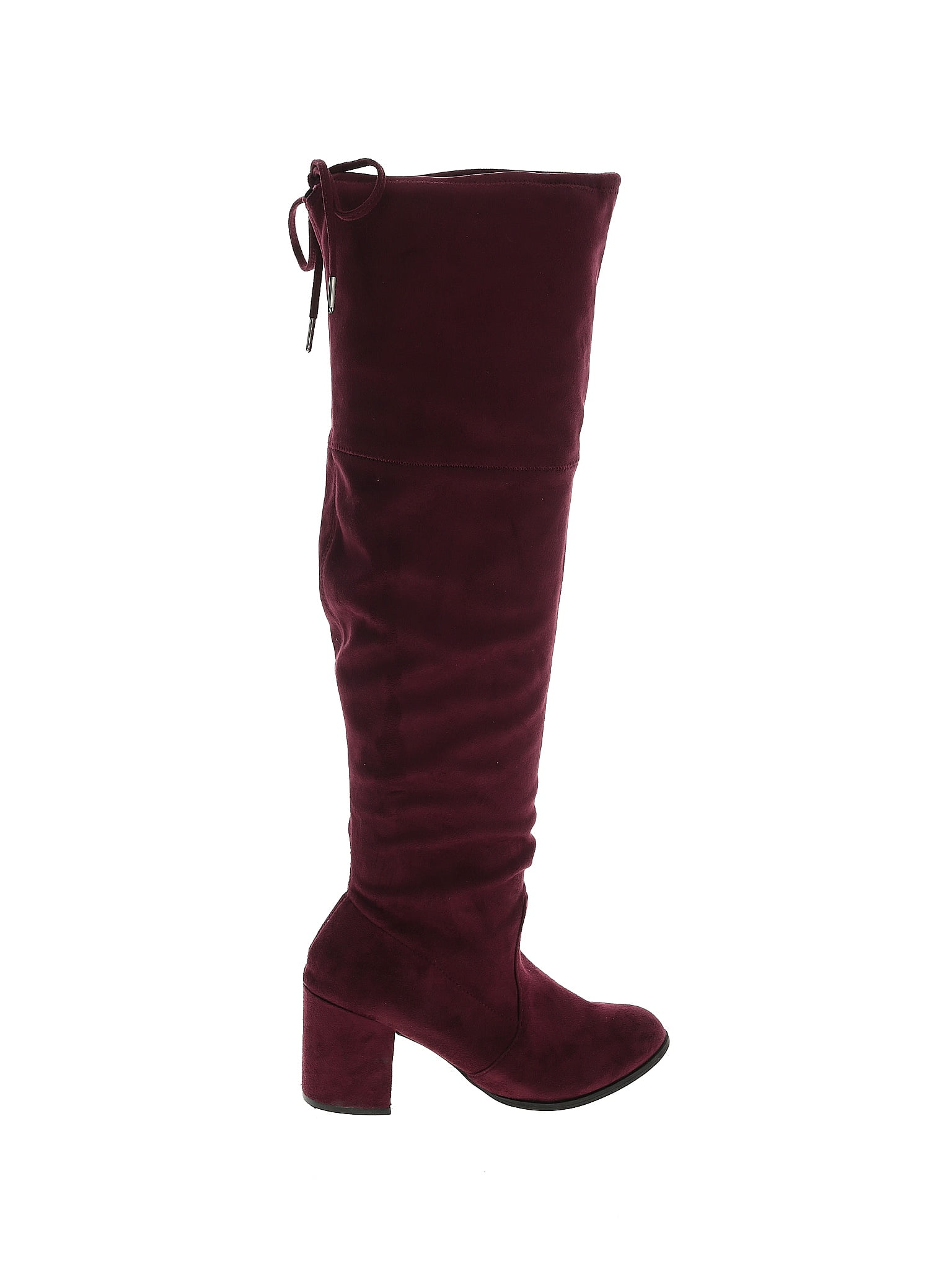 Torrid Solid Maroon Burgundy Boots Size 9 (Plus) - 51% off | ThredUp