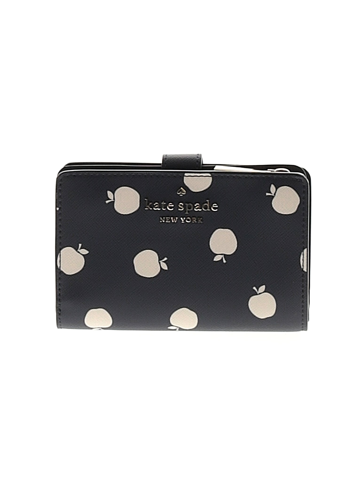 Kate Spade New York Graphic Polka Dots Black Wallet One Size - 65% off ...