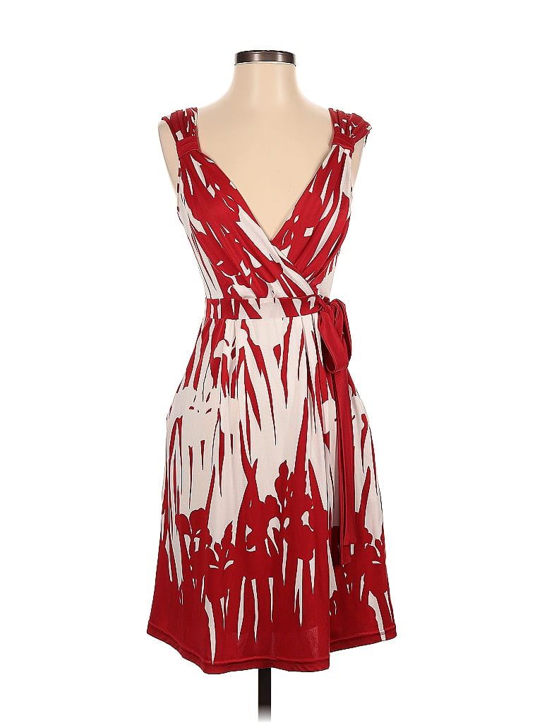Yoana Baraschi 100 Silk Multi Color Red Casual Dress Size Xs 81 Off