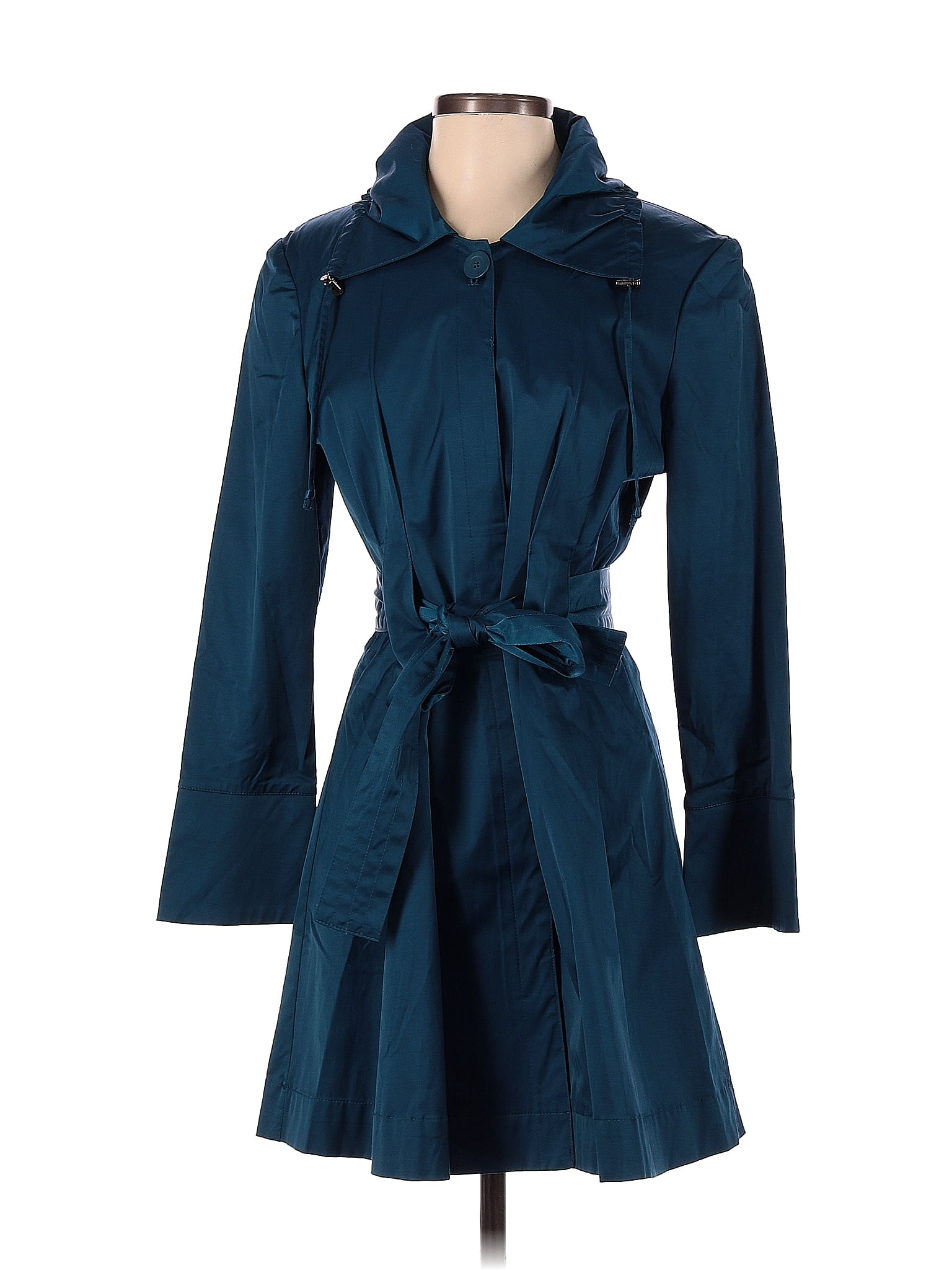 Elle Solid Teal Blue Jacket Size S - 56% off | ThredUp