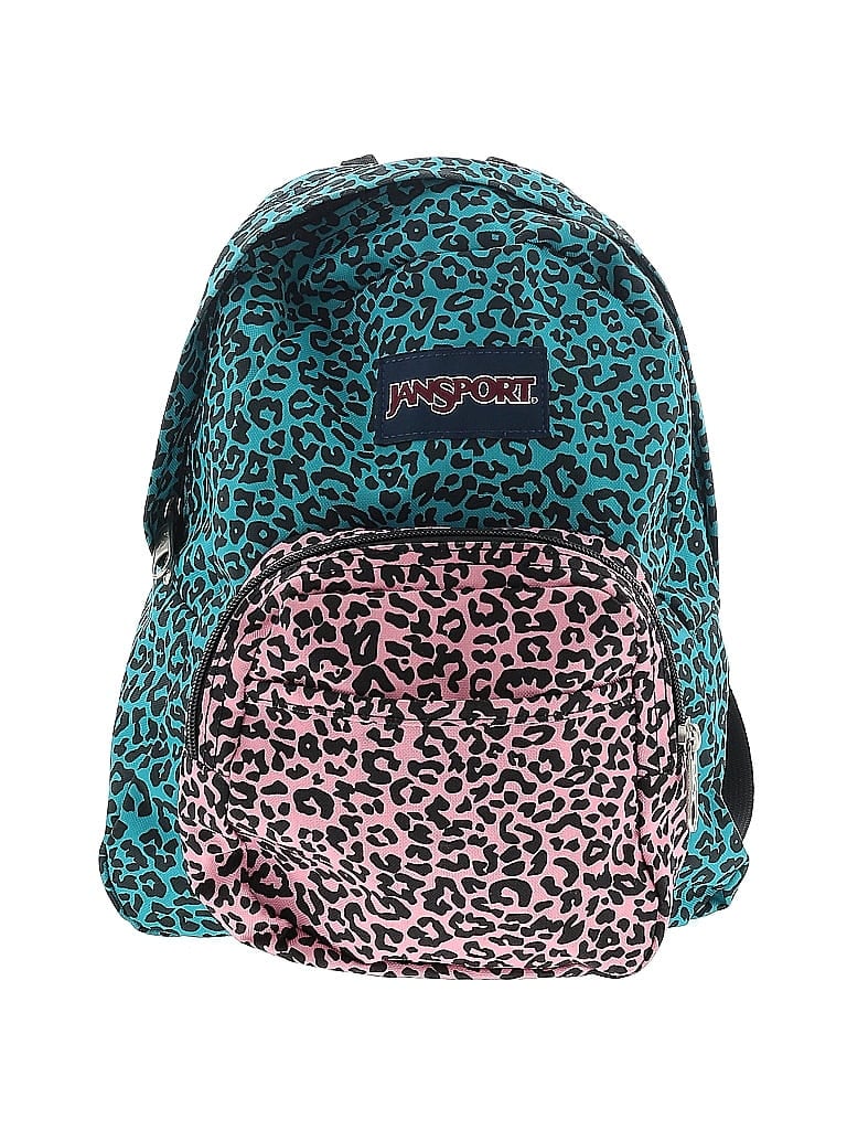 Jansport Leopard Print Teal Backpack One Size (Kids) - 51% off | ThredUp