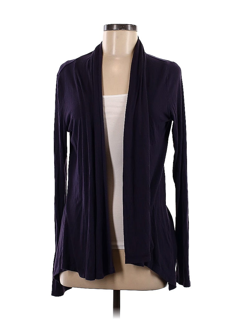 Laila Jayde Color Block Solid Purple Cardigan Size M - 74% off | ThredUp
