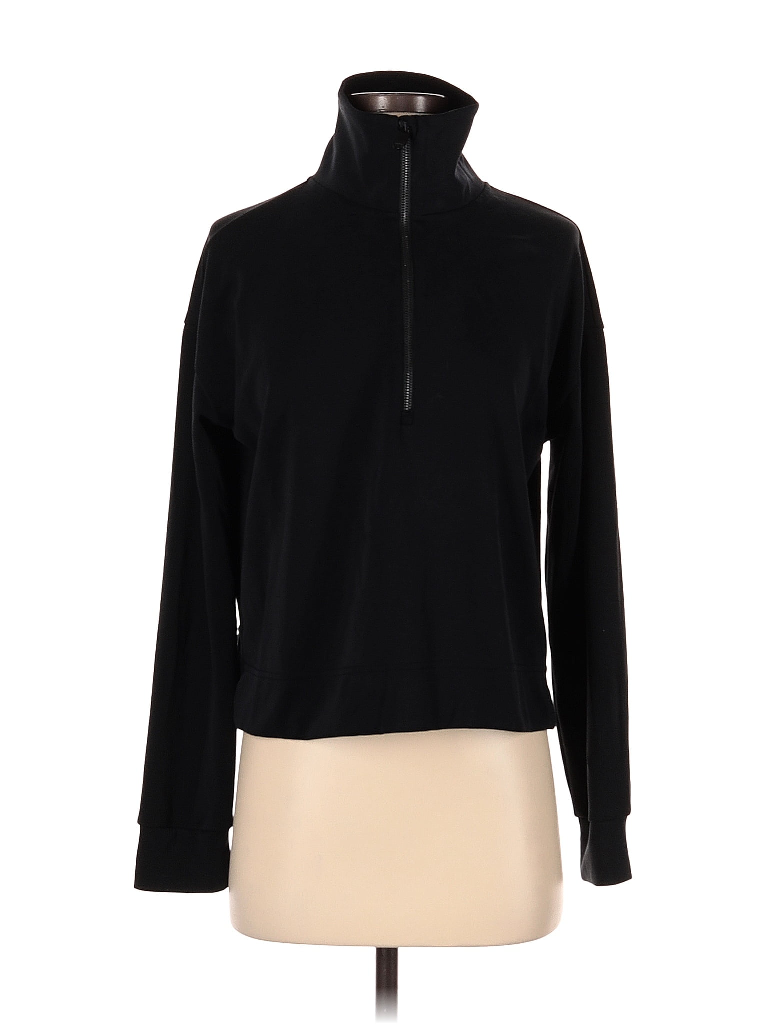 Athleta Solid Black Jacket Size S - 57% off | ThredUp