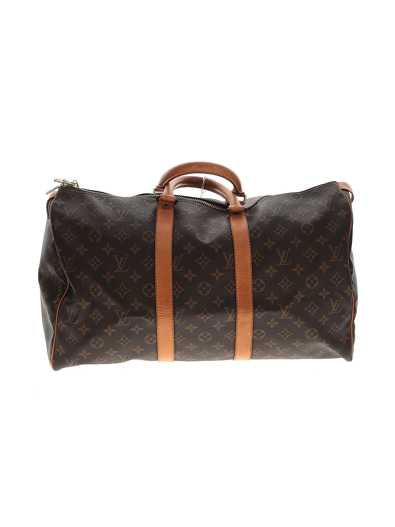 Louis Vuitton 100% Coated Canvas Color Block Brown Monogram Keepall One Size - 55% off | ThredUp