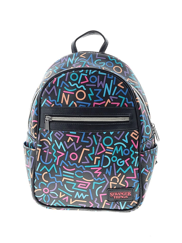Stranger Things Graphic Blue Backpack One Size - 43% off | ThredUp