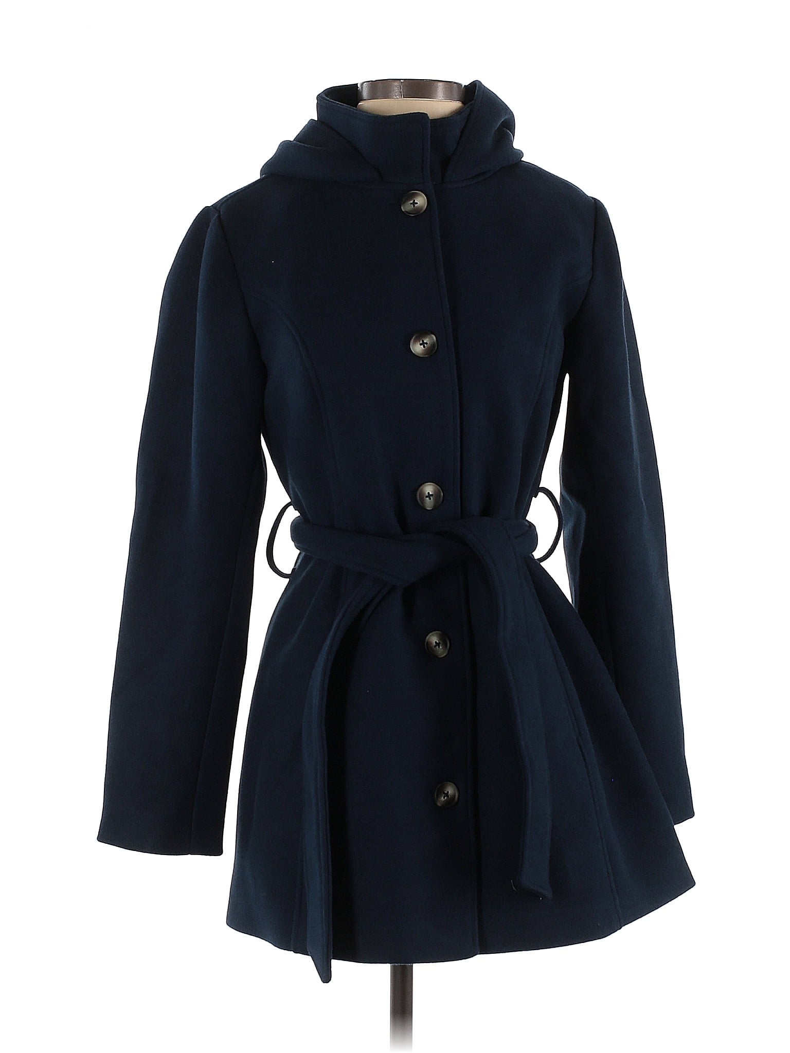 41Hawthorn Solid Navy Blue Coat Size S - 65% off | ThredUp