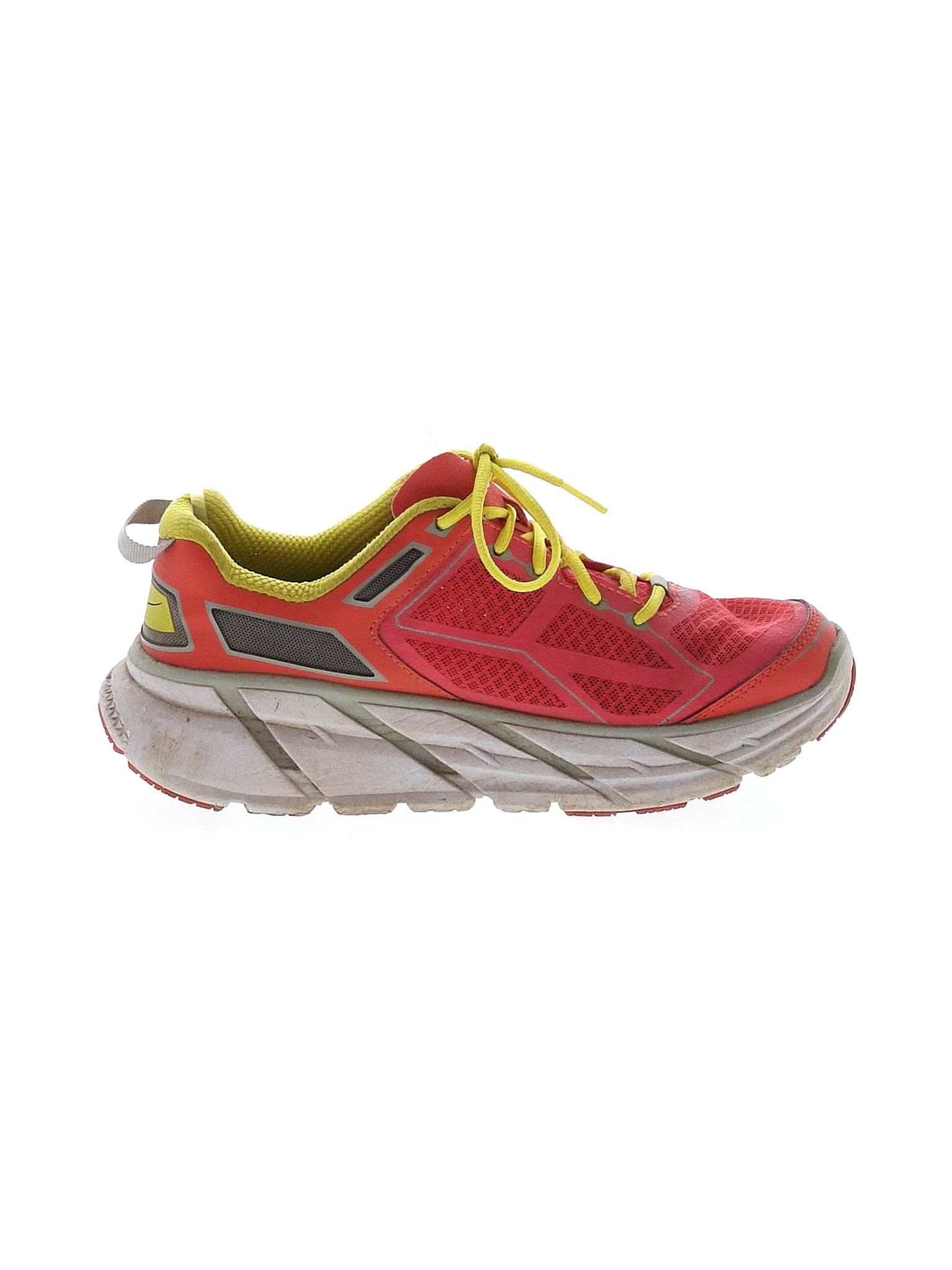 Hoka One One Color Block Red Sneakers Size 7 1/2 - 64% off | ThredUp