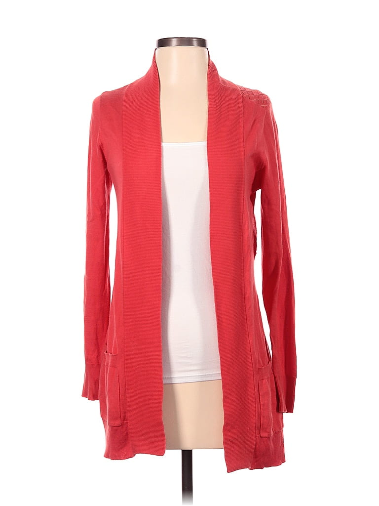 Beth Bowley 100% Cotton Red Cardigan Size P - 86% off | ThredUp