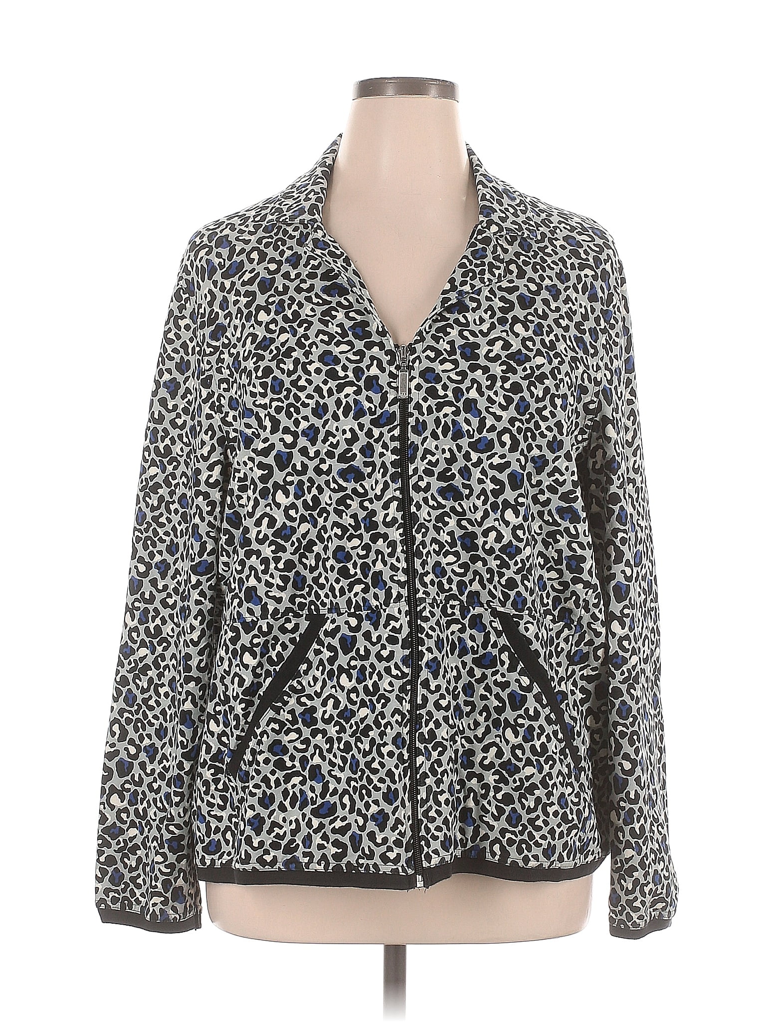 Kim Rogers Blue Jacket Size 1X (Plus) - 40% off | ThredUp