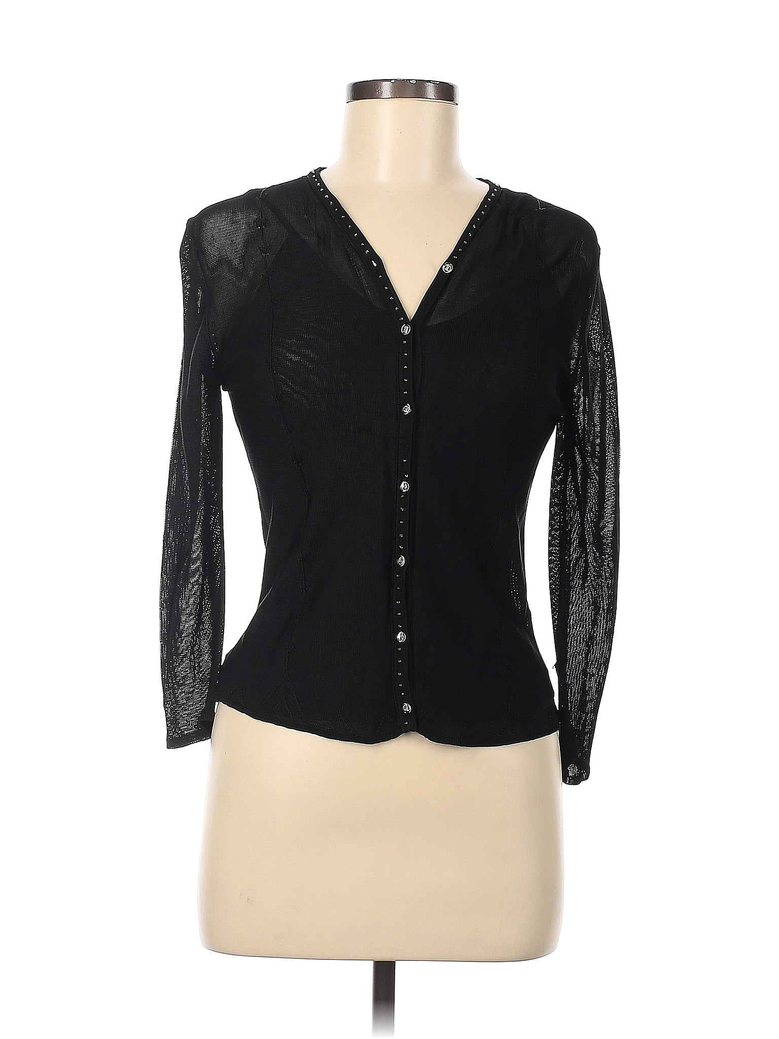 Max Studio Black Long Sleeve Top One Size - 76% off | ThredUp