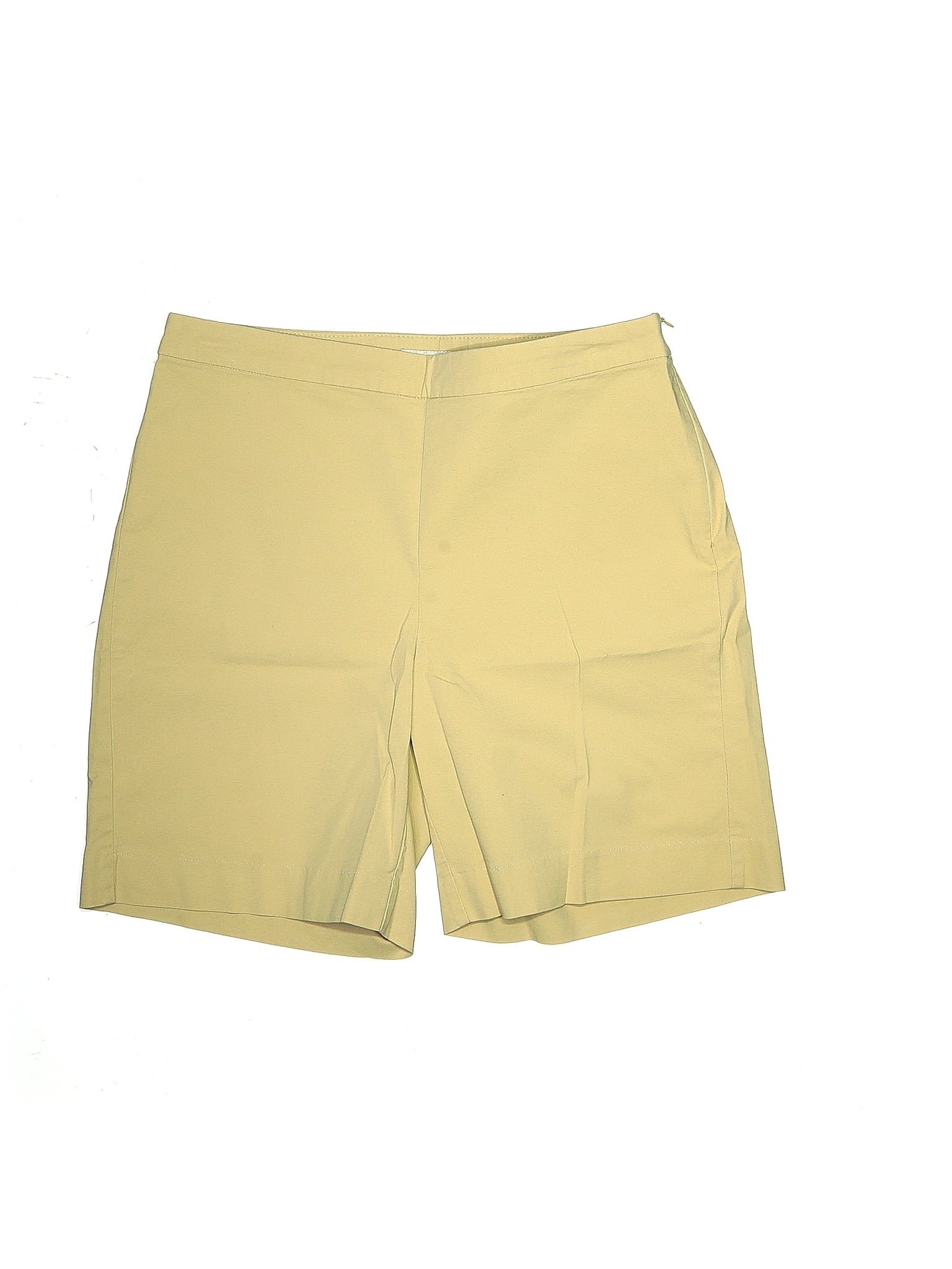 Boston Proper Solid Yellow Khaki Shorts Size 6 - 67% off | ThredUp