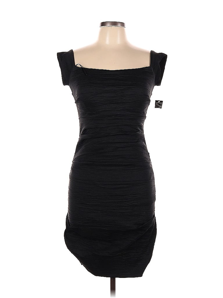 Alex Evenings Solid Black Cocktail Dress Size 6 80 Off Thredup