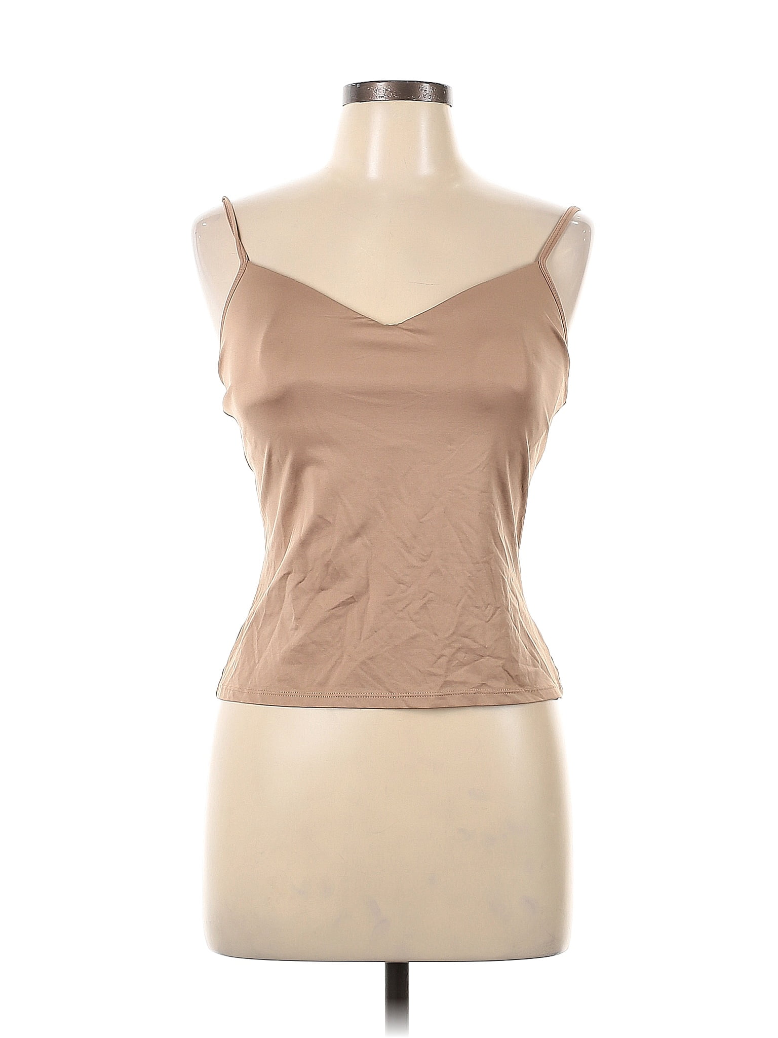 New York & Company Solid Tan Tank Top Size L - 59% off | ThredUp