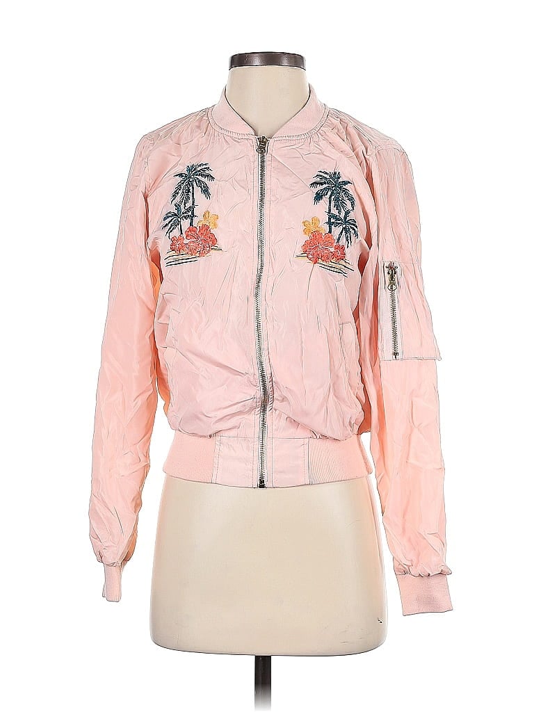 Love Tree 100% Polyester Pink Jacket Size S - 52% off | ThredUp