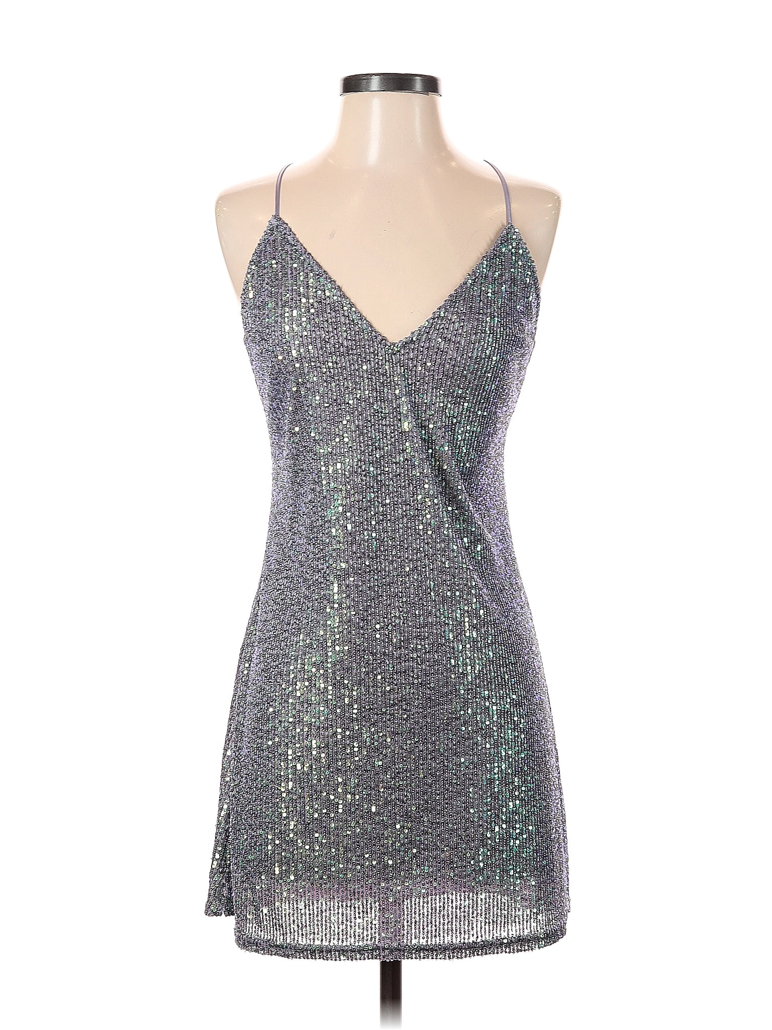 Victoria's Secret Metallic Silver Cocktail Dress Size S - 50% off | ThredUp