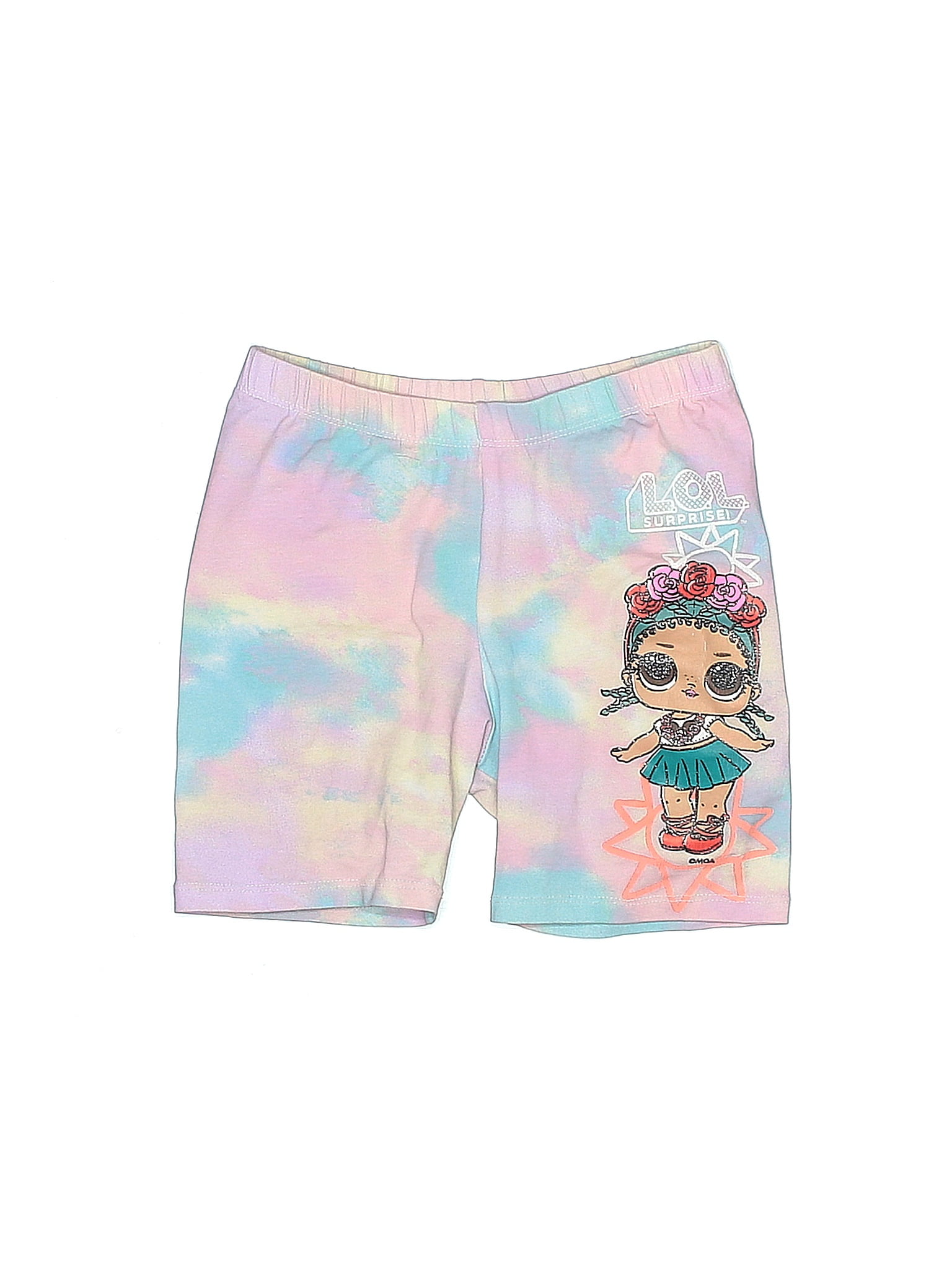 LOL Surprise Tie-dye Pink Shorts Size 6 - 37% off | ThredUp