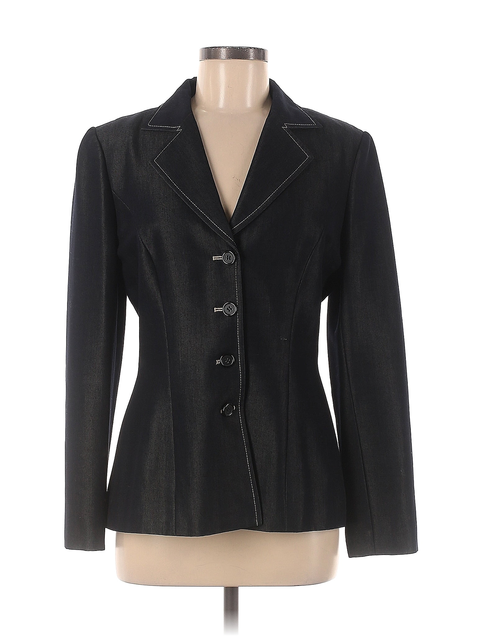 Lena Gabrielle Solid Black Jacket Size 8 - 75% off | ThredUp