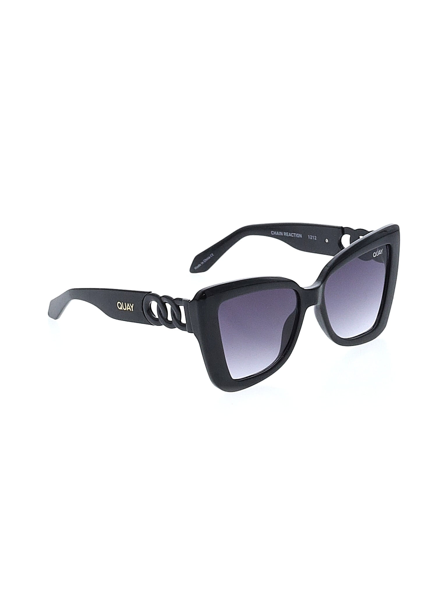 Quay Solid Purple Black Sunglasses One Size - 54% off | ThredUp