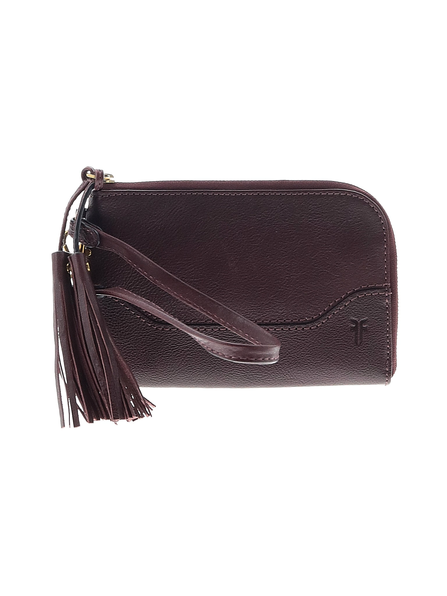 FRYE Burgundy Wristlet One Size - 75% off | ThredUp