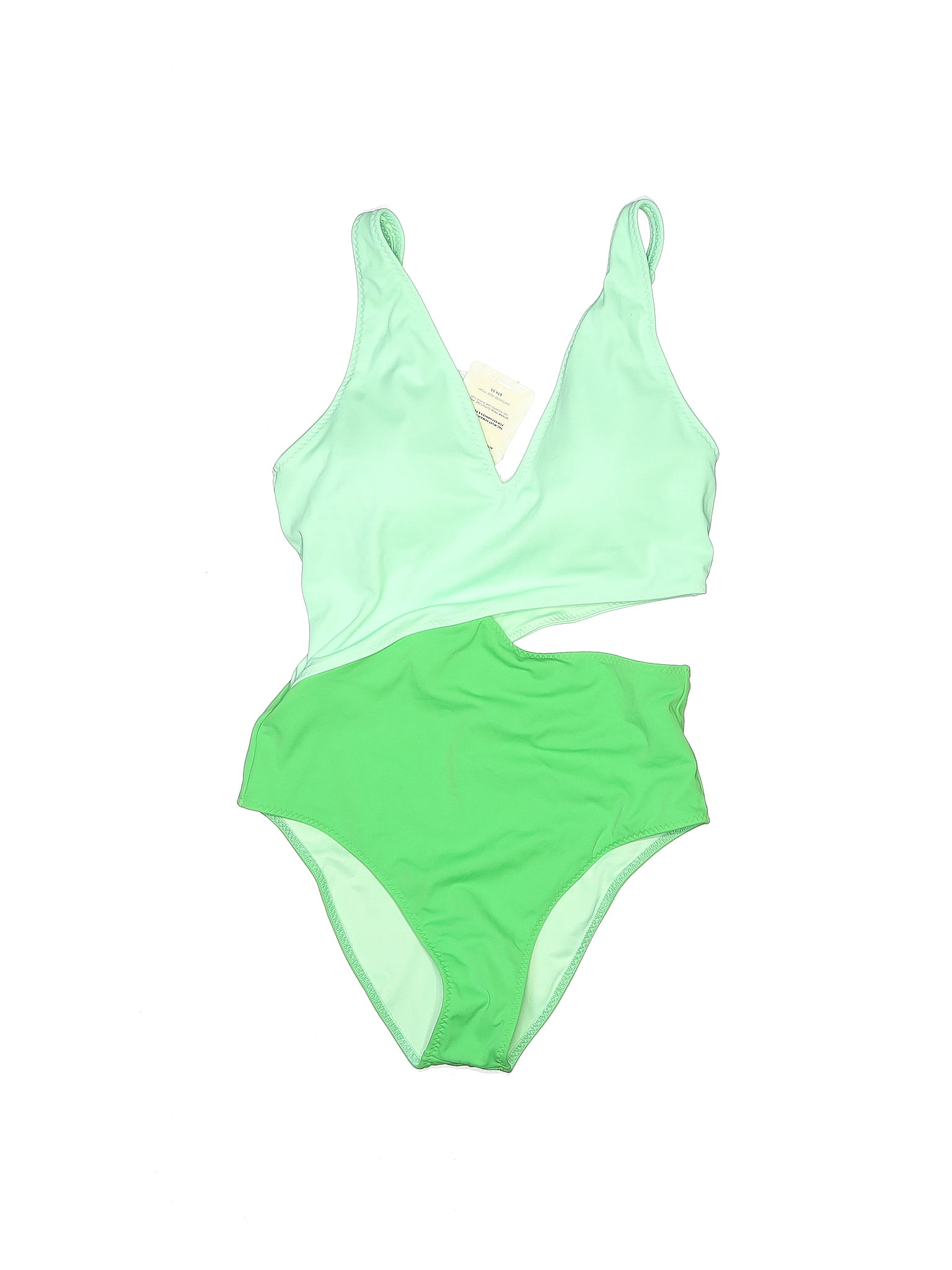 Fabletics Solid Multi Color Green One Piece Swimsuit Size M - 59% off ...