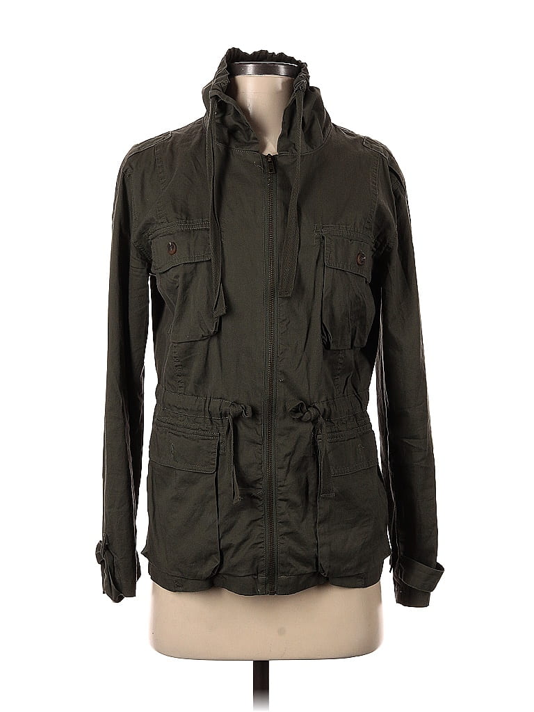 Bar III 100% Cotton Solid Green Jacket Size S - 60% off | ThredUp