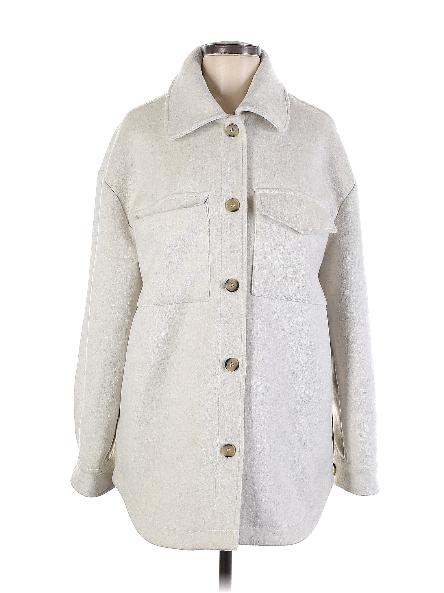 Line & Dot Marled Ivory Jacket Size M - 74% off | ThredUp