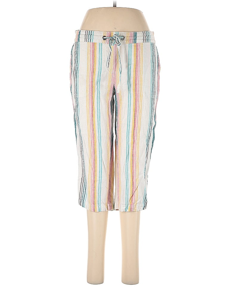 DASH Stripes Multi Color White Casual Pants Size M - 67% off | ThredUp