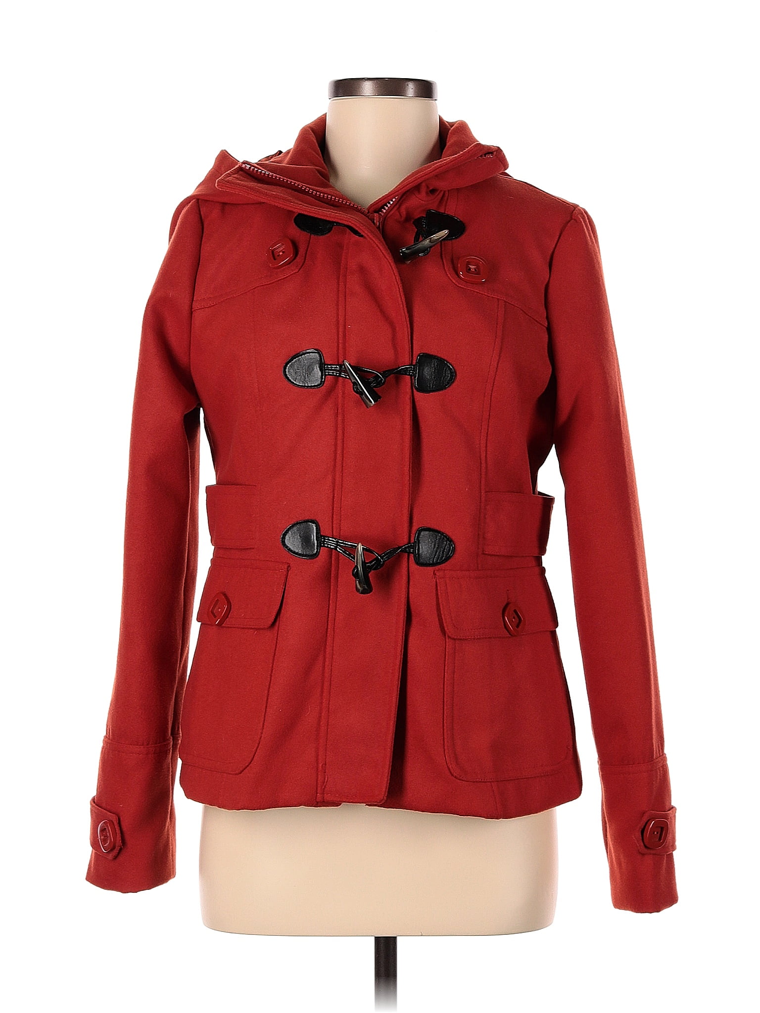 Pink Envelope 100% Polyester Solid Red Jacket Size L - 71% off | ThredUp