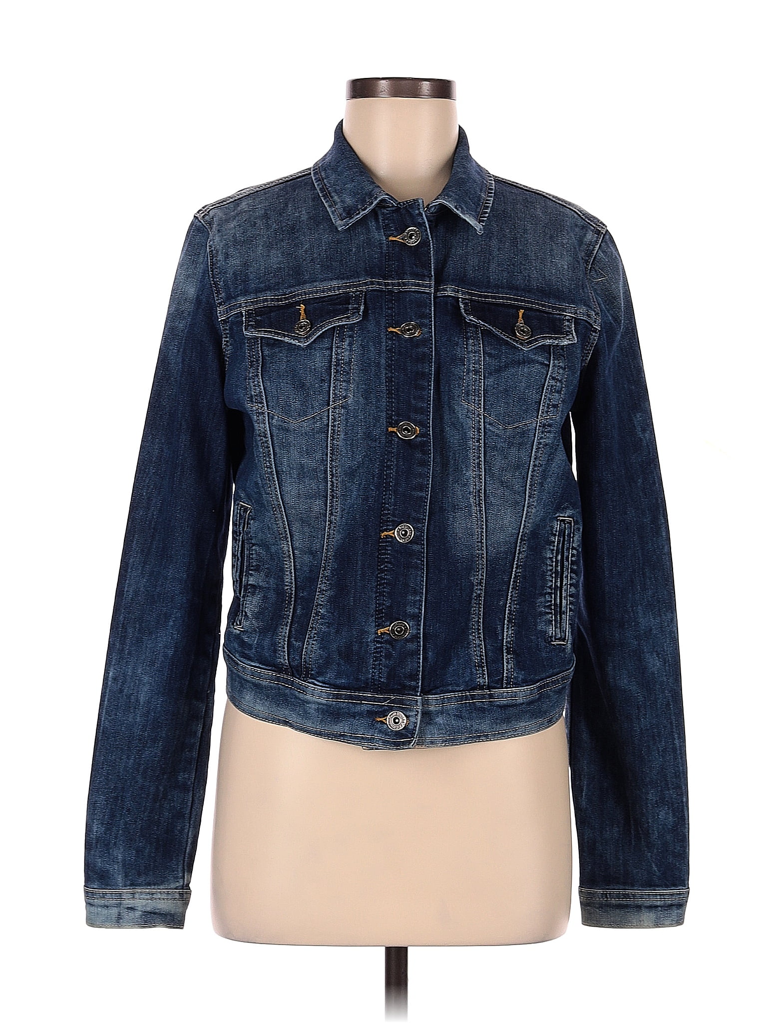 Maurices Blue Denim Jacket Size M - 50% off | ThredUp