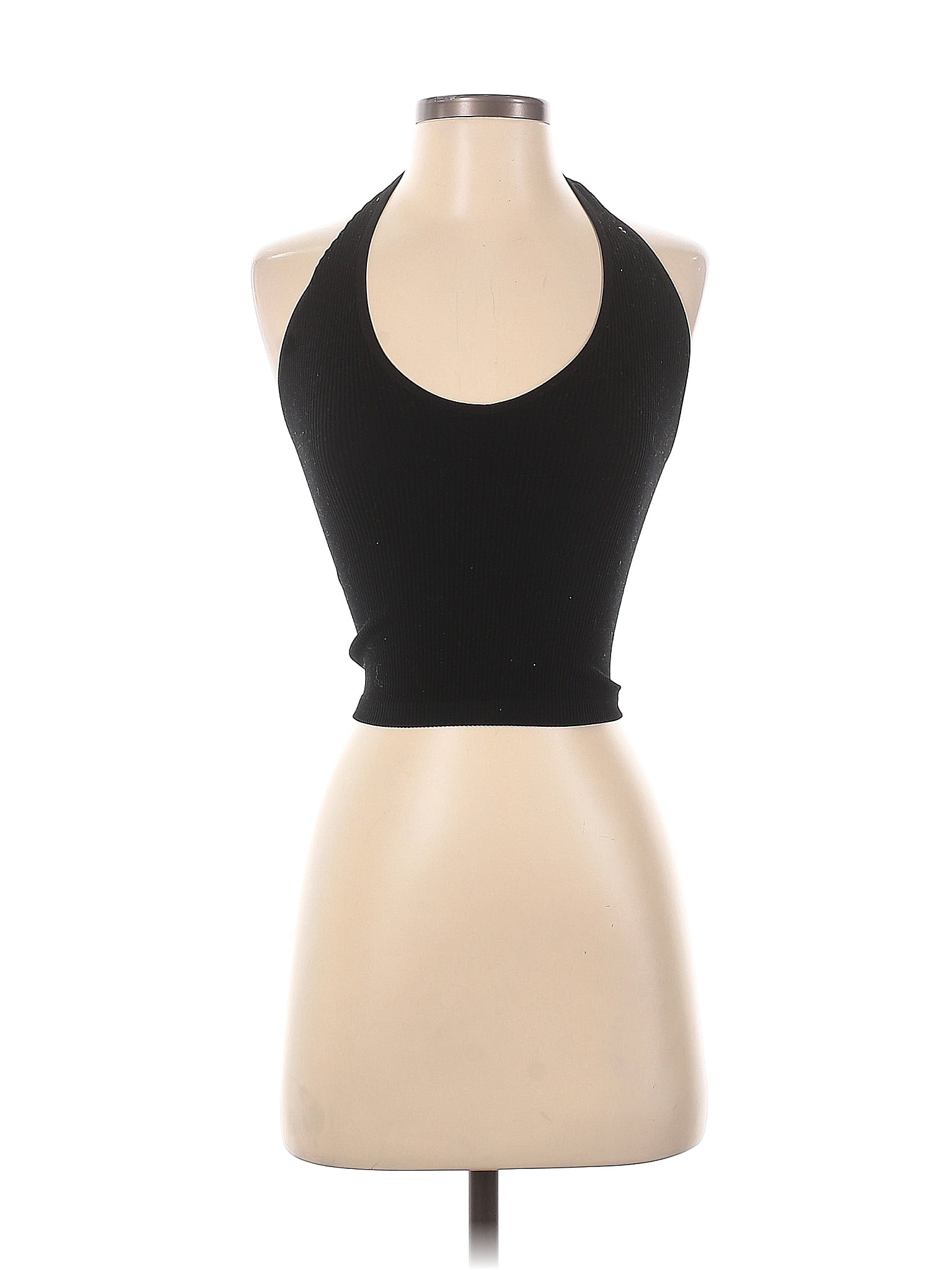 Out From Under Solid Black Halter Top Size S - 47% off | ThredUp