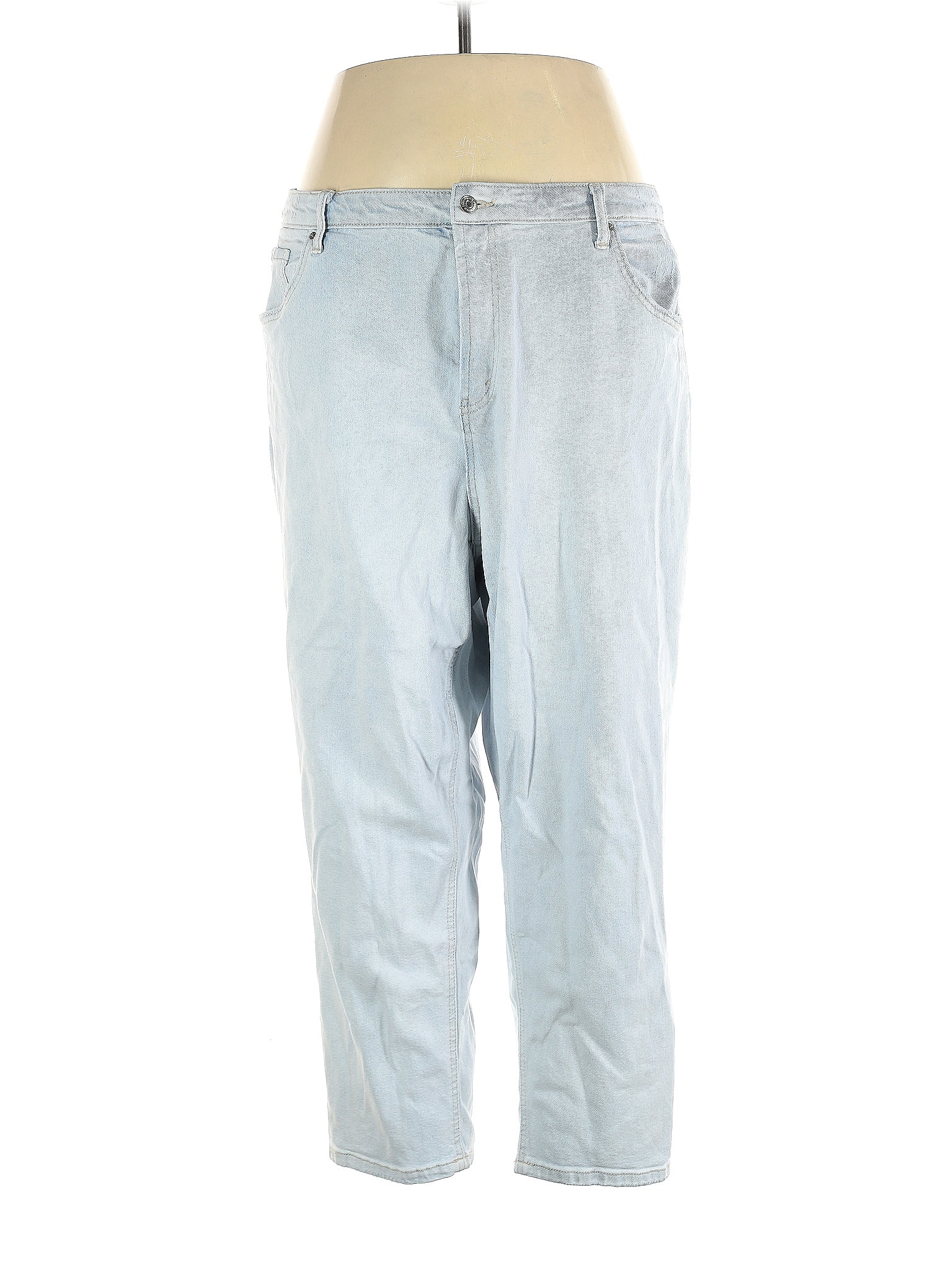 Wild Fable Solid Blue Jeans Size 20 (Plus) - 53% off | ThredUp