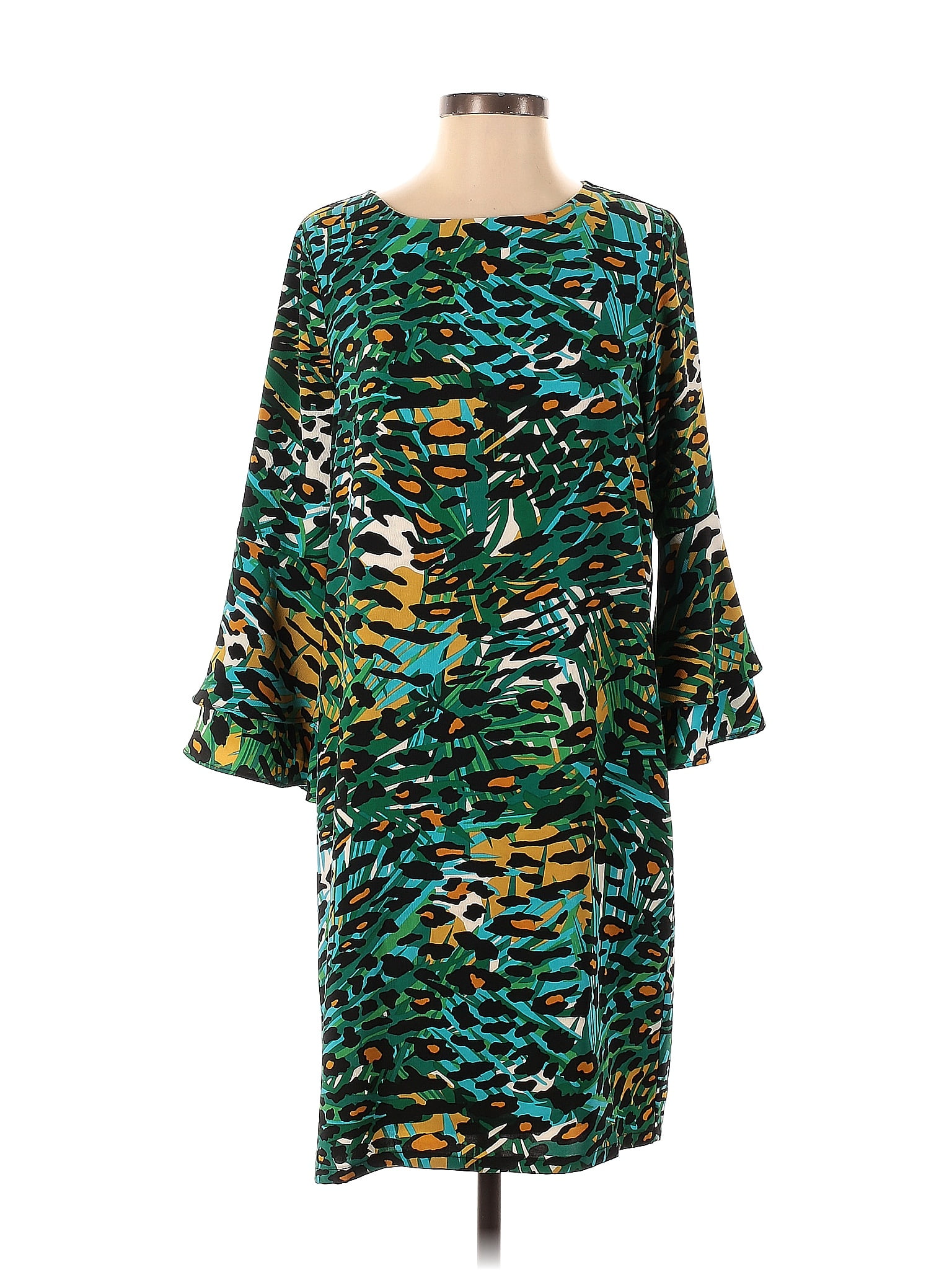 Jade Melody Tam Multi Color Teal Casual Dress Size S 56 Off Thredup