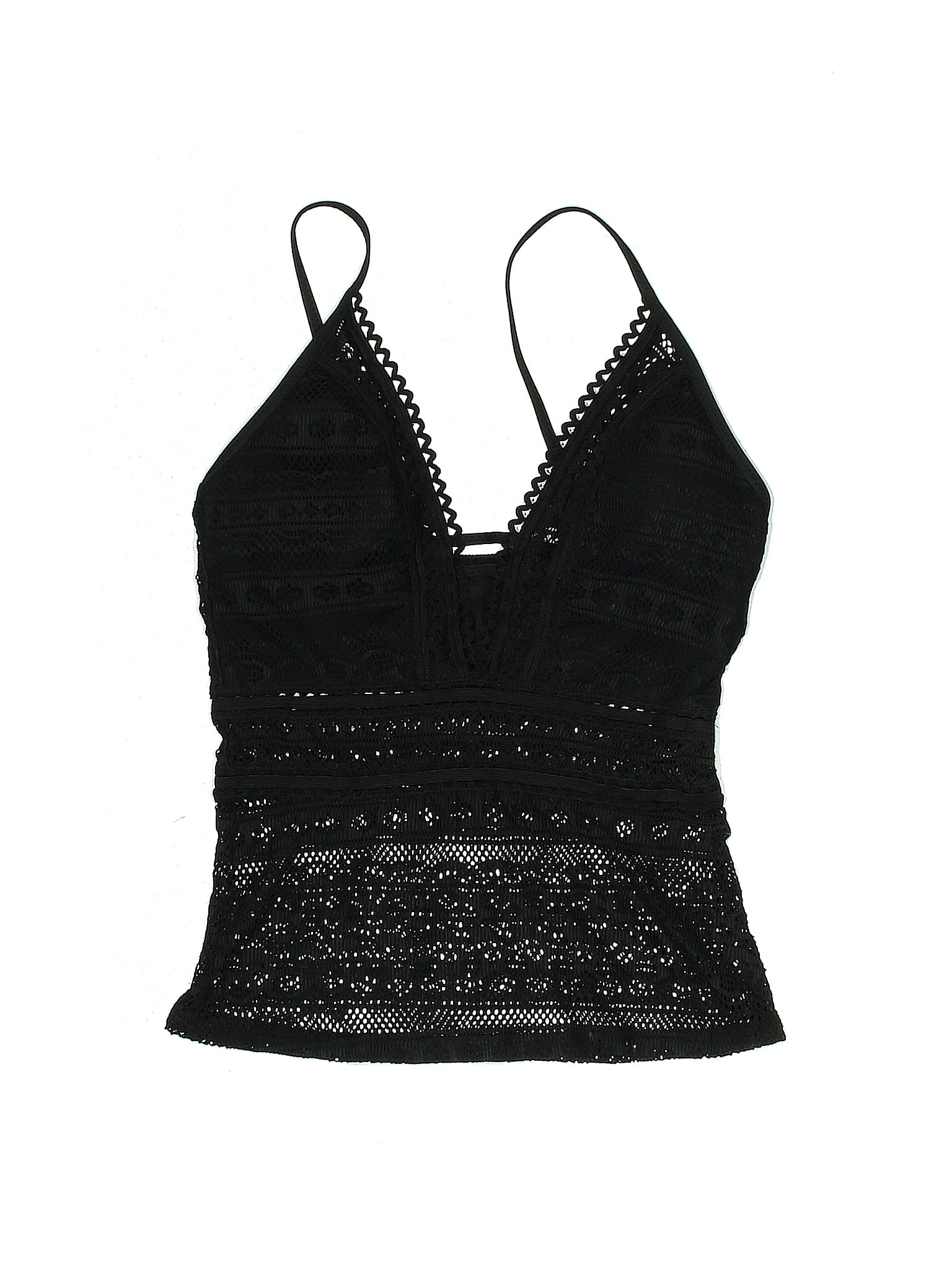 Becca Solid Black Swimsuit Top Size M 60 Off Thredup