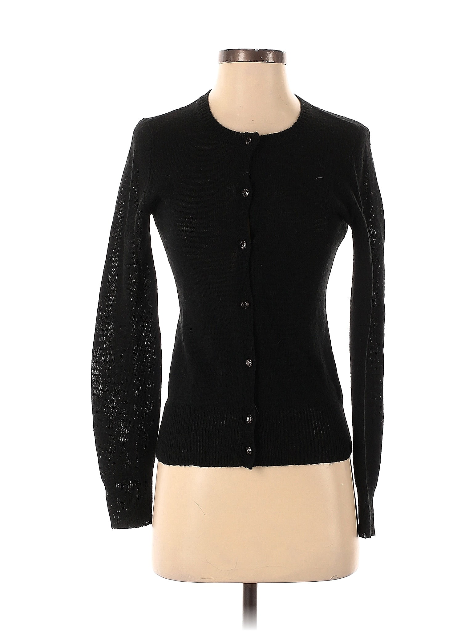 J.Crew Factory Store Color Block Solid Black Cardigan Size S - 64% off ...