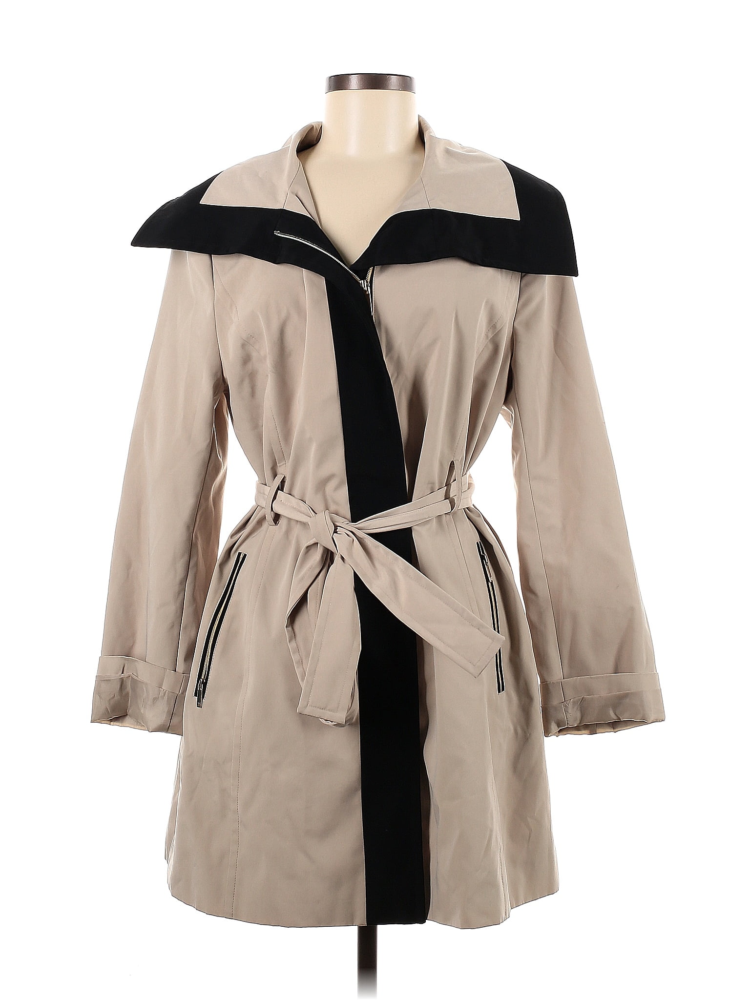 Ivanka Trump 100% Polyester Solid Tan Jacket Size L - 71% off | ThredUp