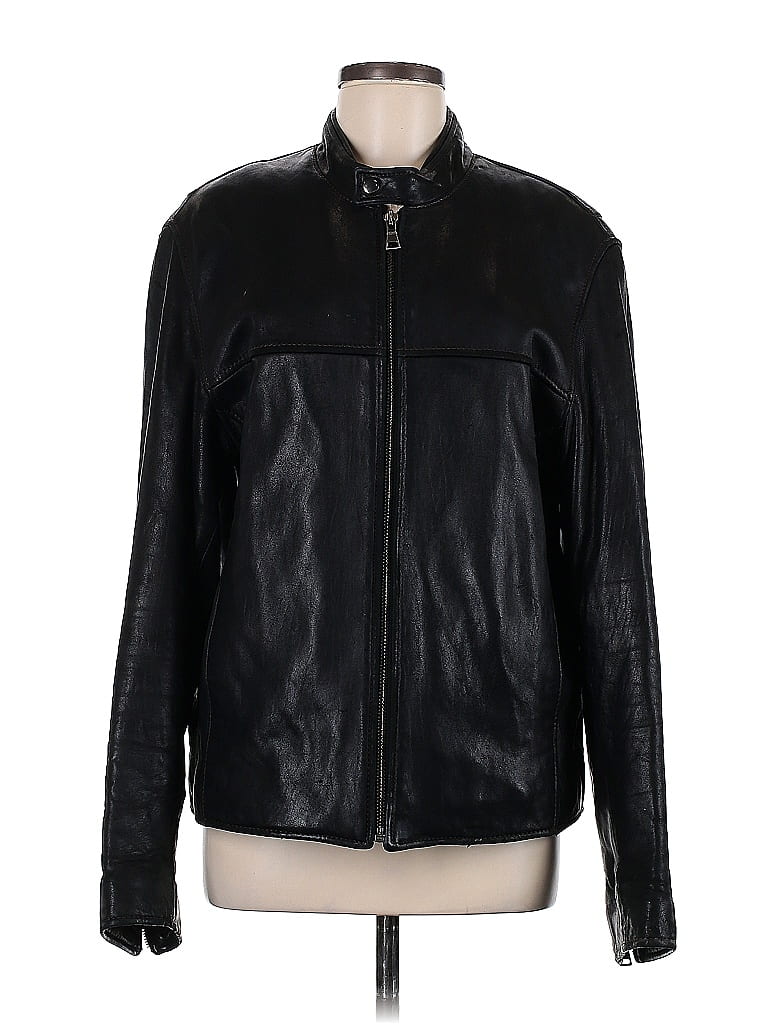 Marc New York 100% Leather Black Leather Jacket Size M - 90% off | ThredUp