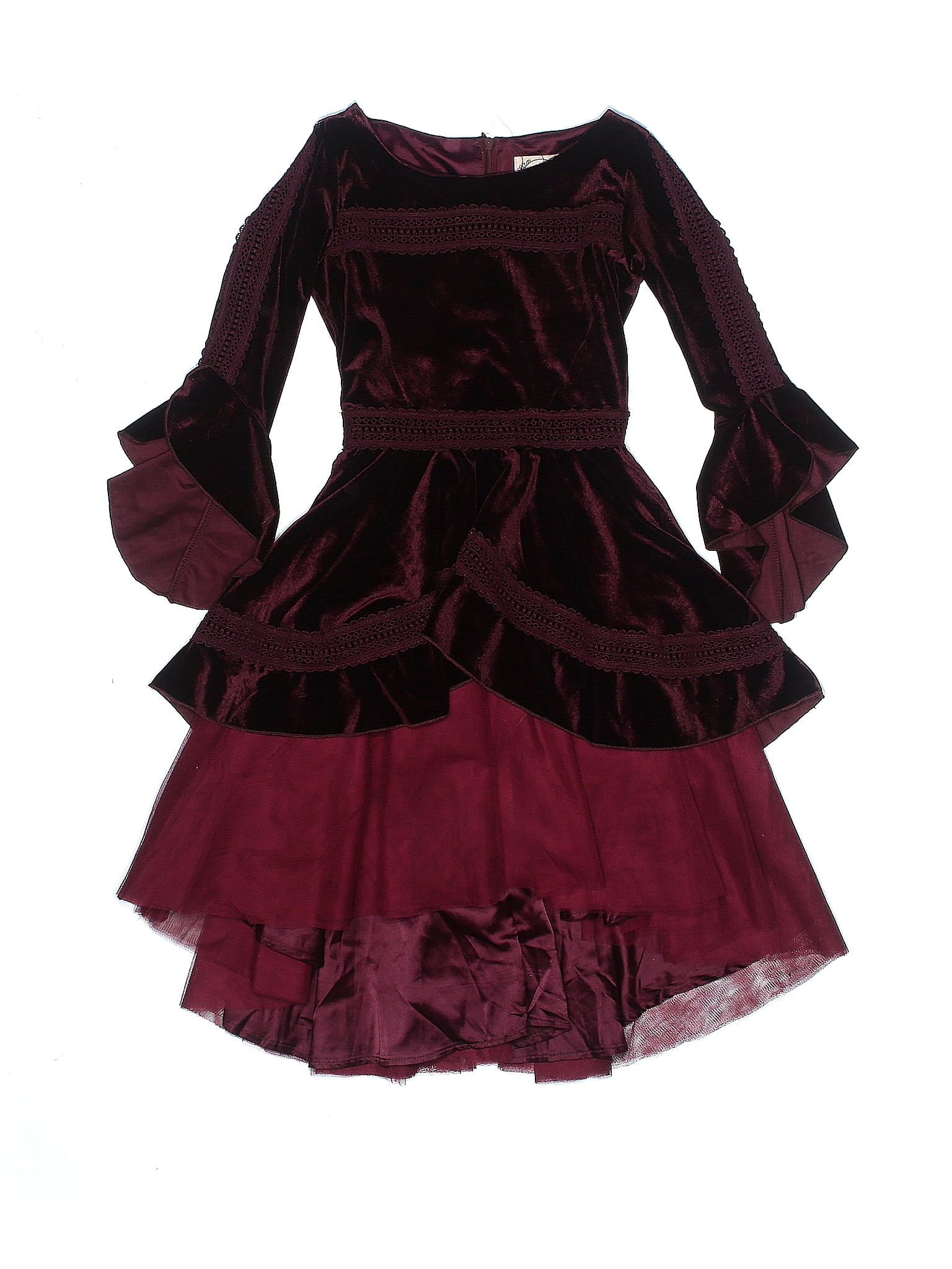 Mia Joy Burgundy Special Occasion Dress Size 7 - 75% off | ThredUp