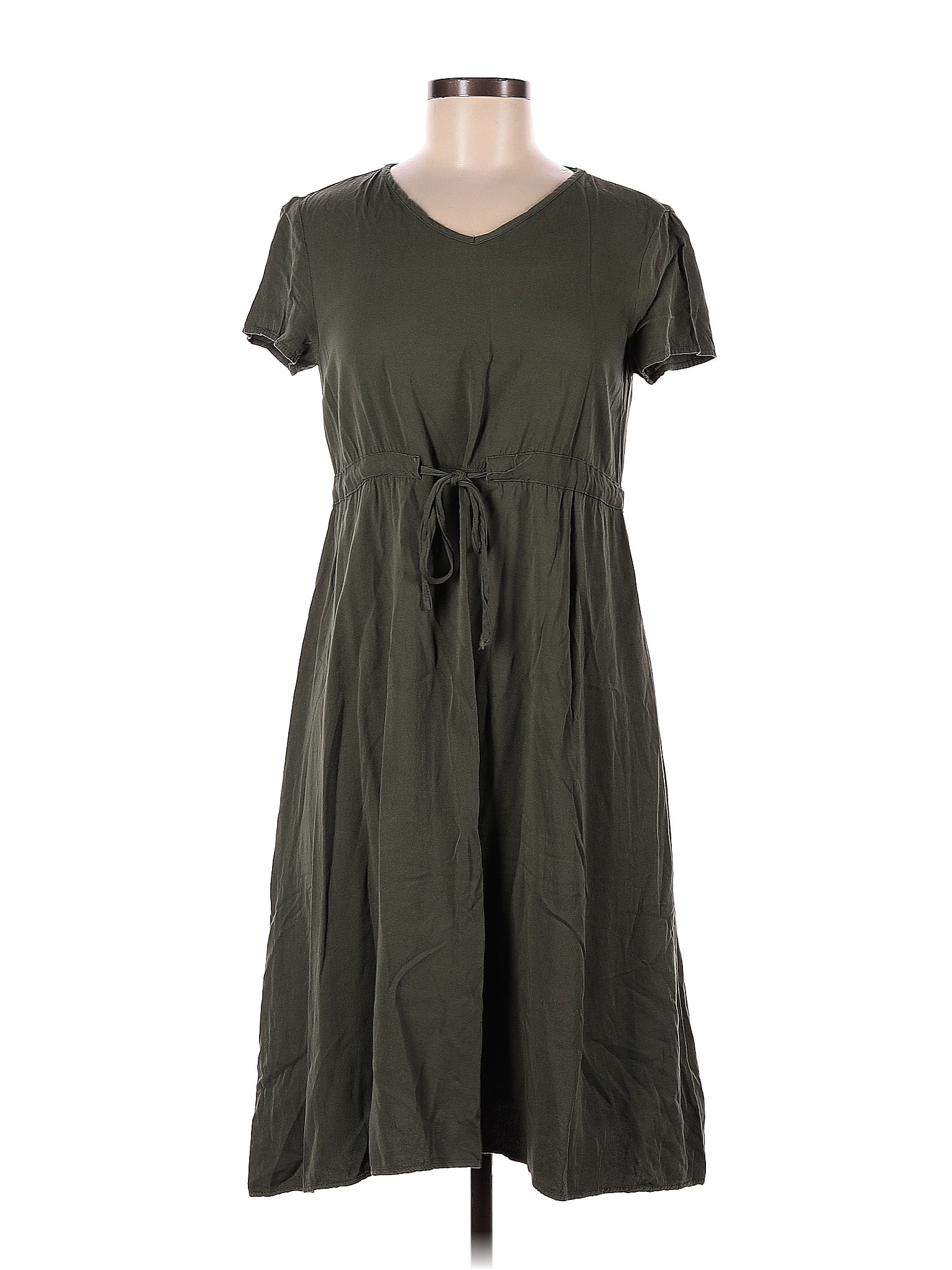 Shein Solid Green Casual Dress Size M 53 Off Thredup