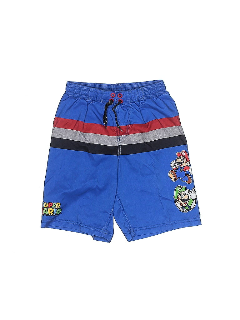 Super Mario 100% Polyester Blue Board Shorts Size 6 - 36% off | ThredUp