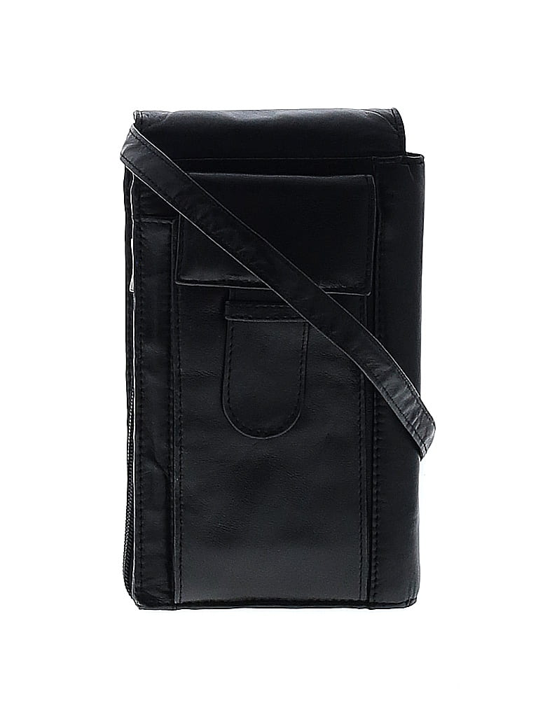 Pelle Studio 100% Leather Black Leather Crossbody Bag One Size - 72% ...