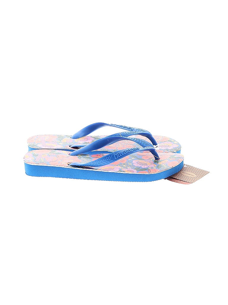 Havaianas Blue Flip Flops Size 9 - 10 - 34% off | ThredUp