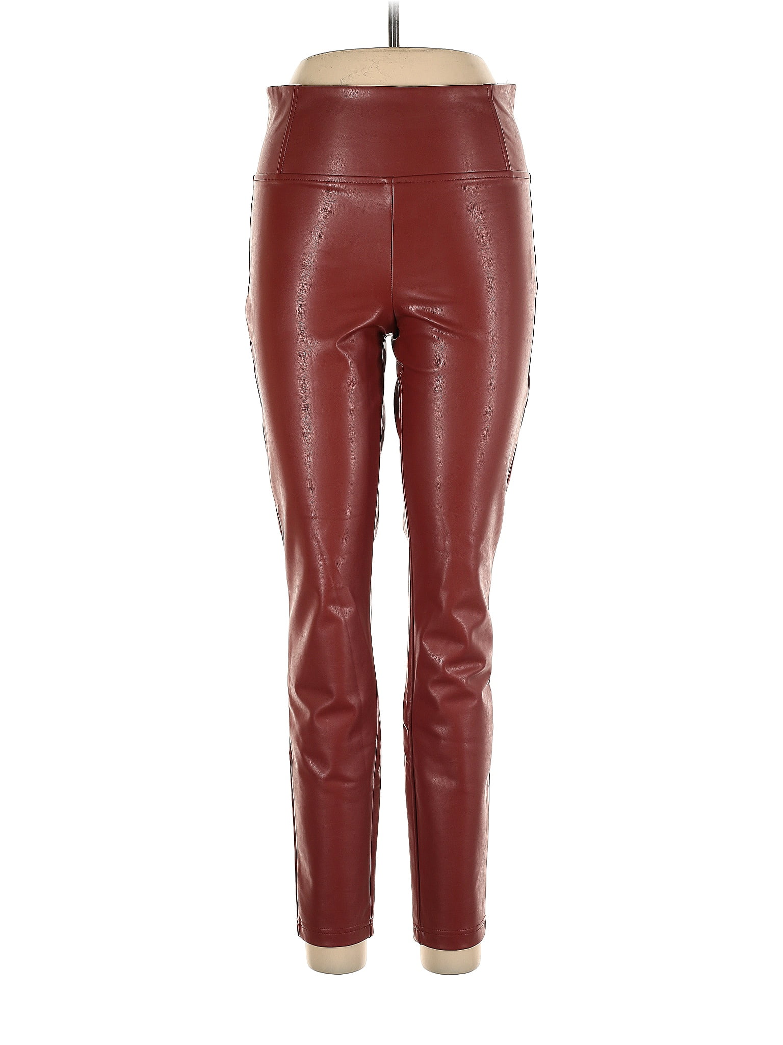 Laundry by Shelli Segal 100% Polyurethane Solid Maroon Burgundy Faux ...