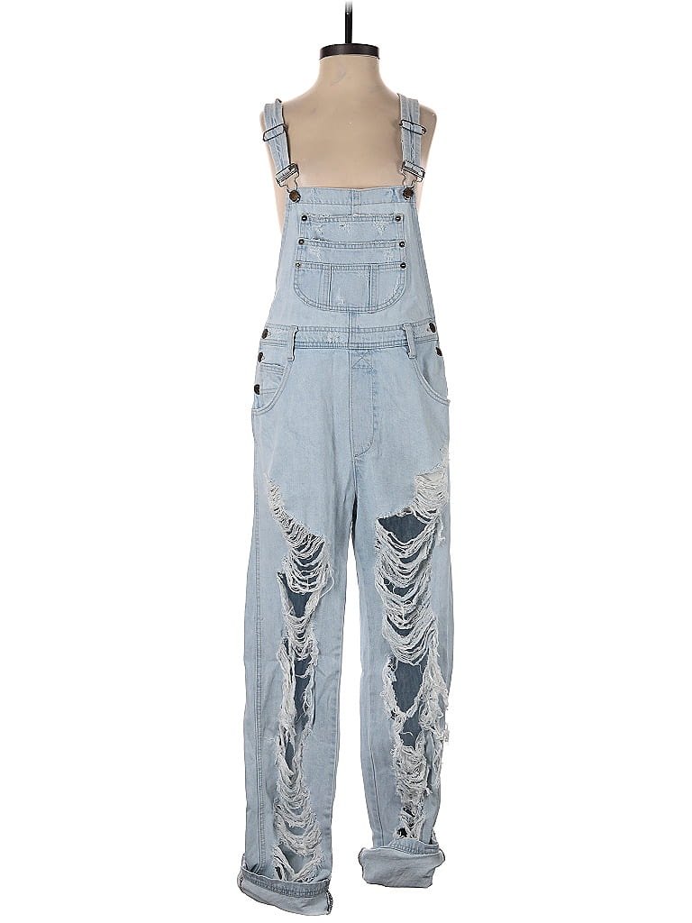 Carmar 100% Cotton Solid Blue Overalls Size XS - 76% off | ThredUp